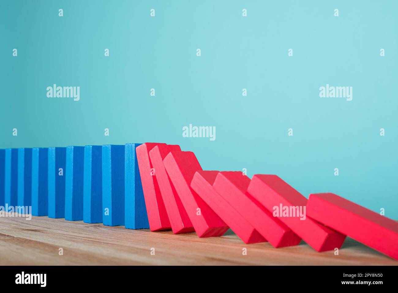 Concept of covid19 coronavirus pandemic with falling chain like a ...