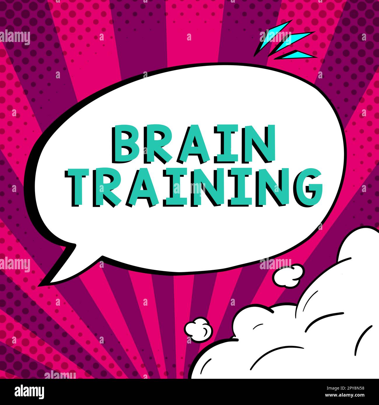 Sign displaying Brain Training. Business approach mental activities to ...