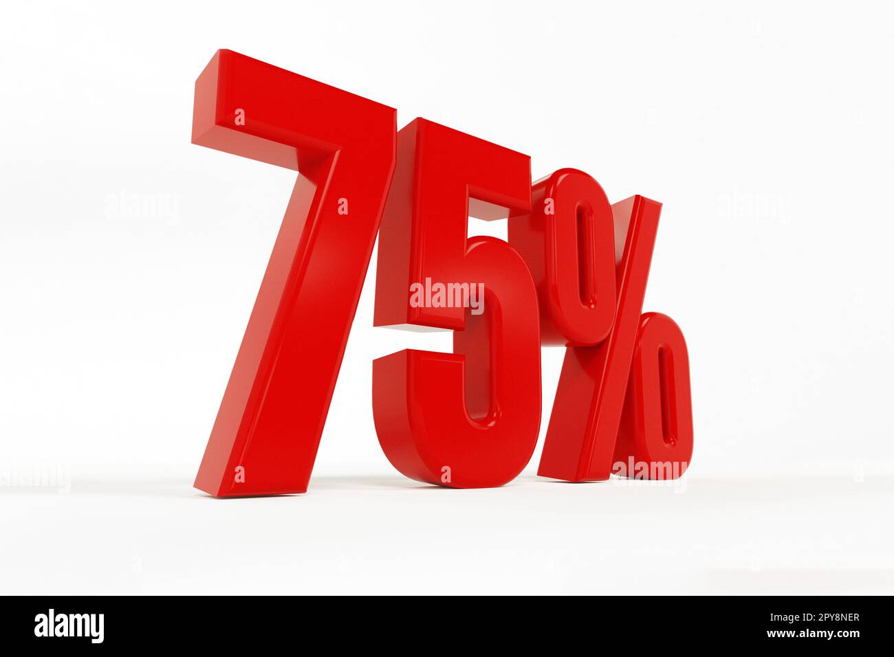 3d seventy five percent hi-res stock photography and images - Alamy