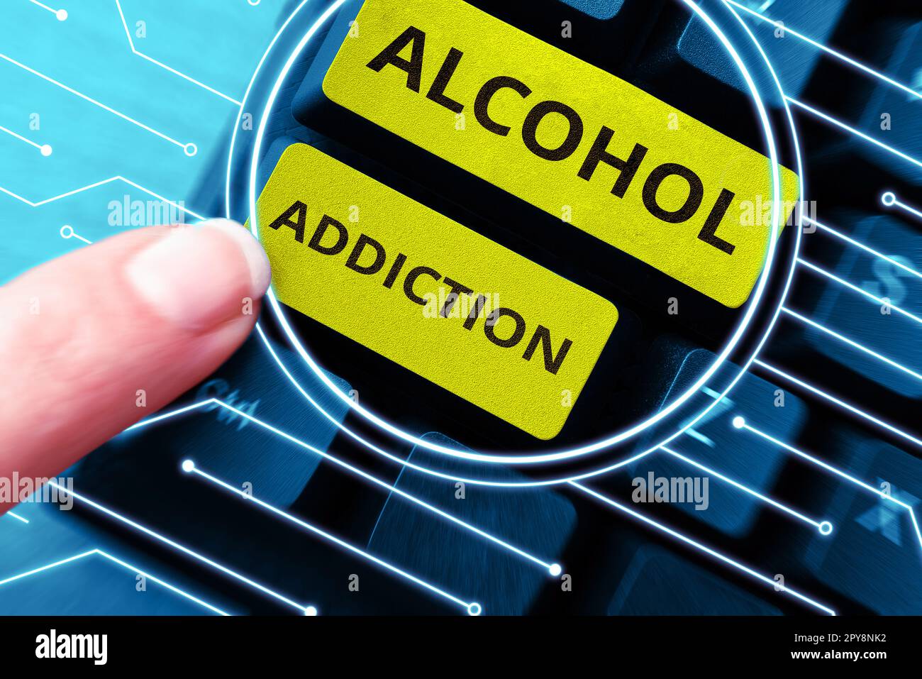 Conceptual caption Alcohol Addiction. Conceptual photo characterized by ...