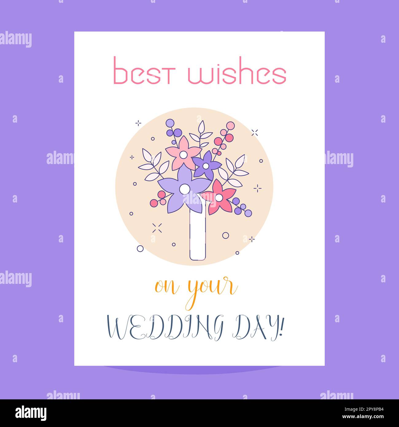 Gift box bouquet on Stock Vector Images - Alamy