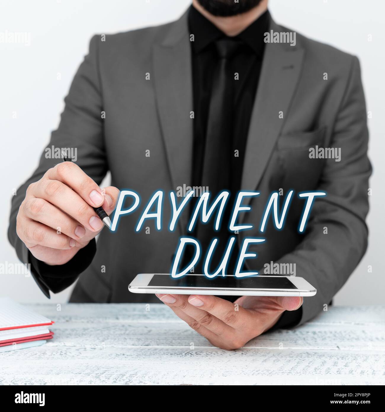 Inspiration showing sign Payment Due. Business showcase The date when ...