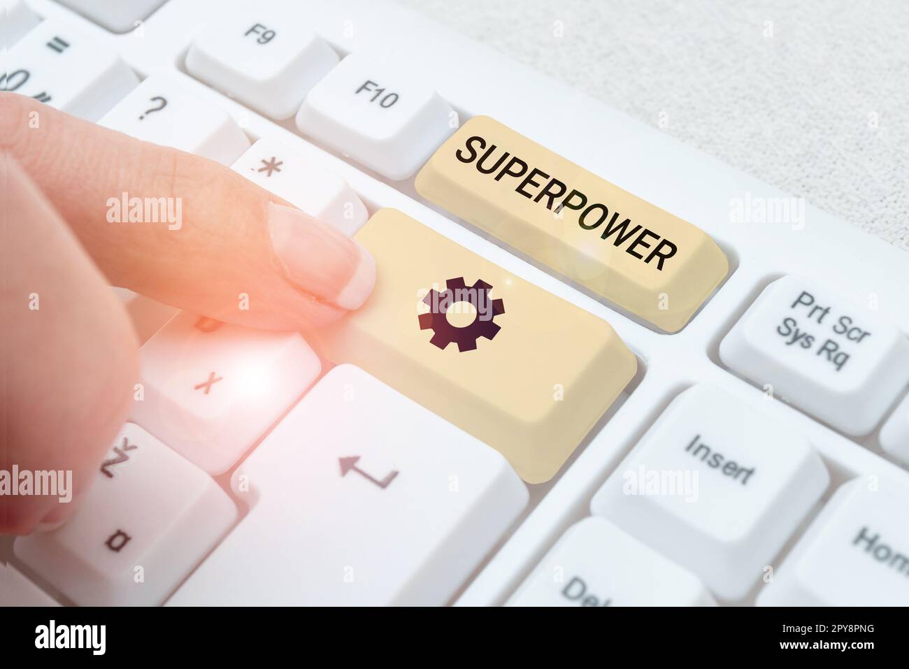 Conceptual display Superpower. Internet Concept a power or ability of a ...