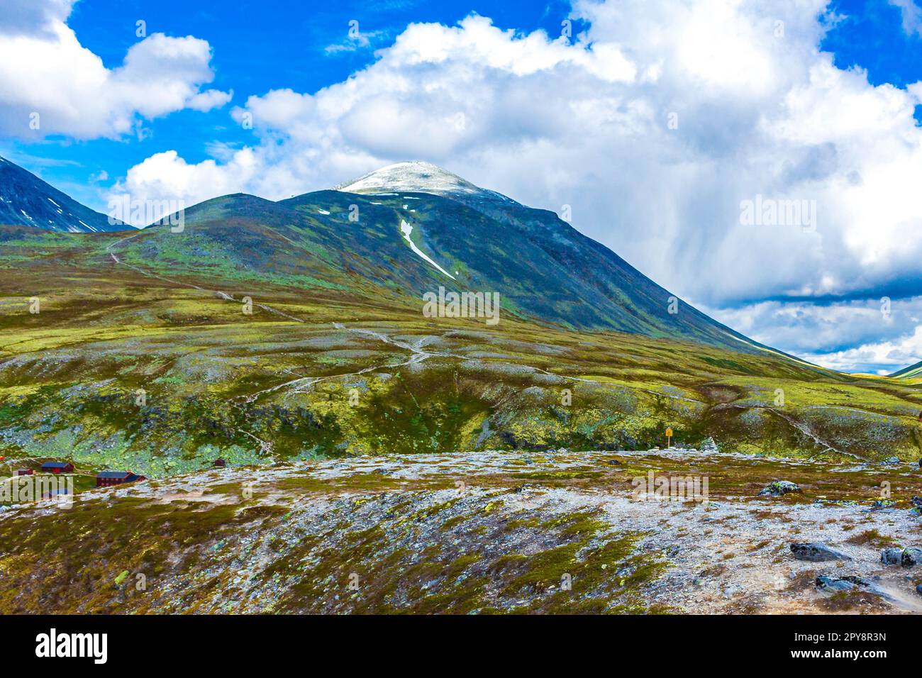 Beautiful mountain and landscape nature panorama Rondane National Park ...