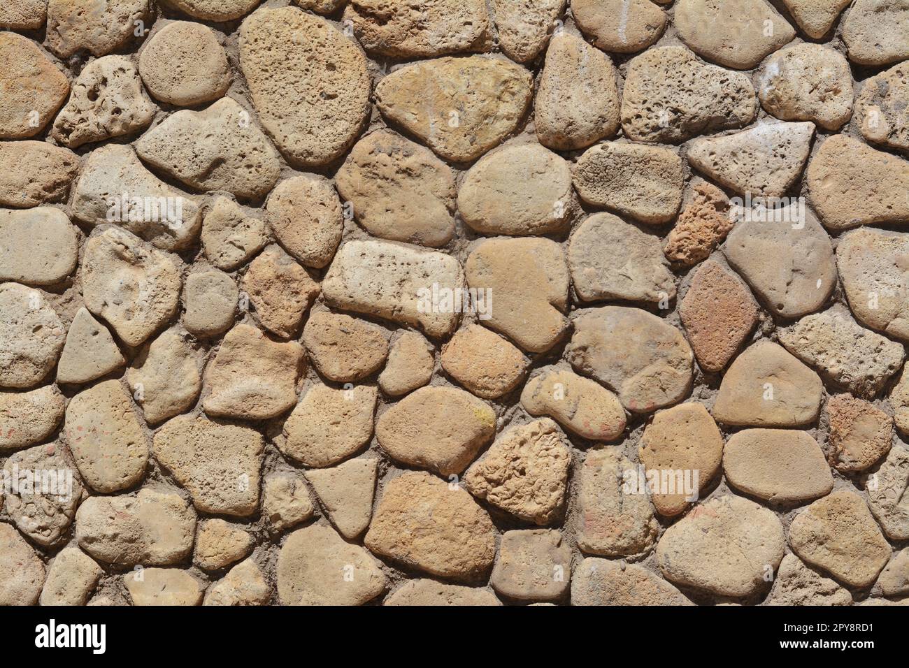 Texture of beige stone wall as background, closeup Stock Photo - Alamy