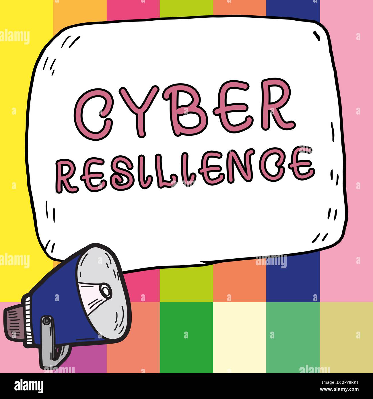 Inspiration showing sign Cyber Resilience. Conceptual photo measure of ...
