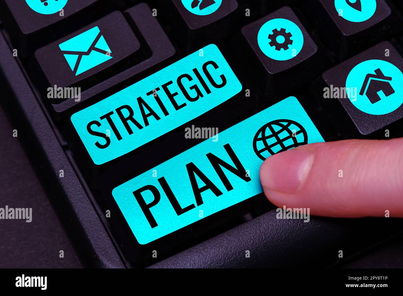 Inspiration showing sign Strategic Plan. Business concept A process of ...