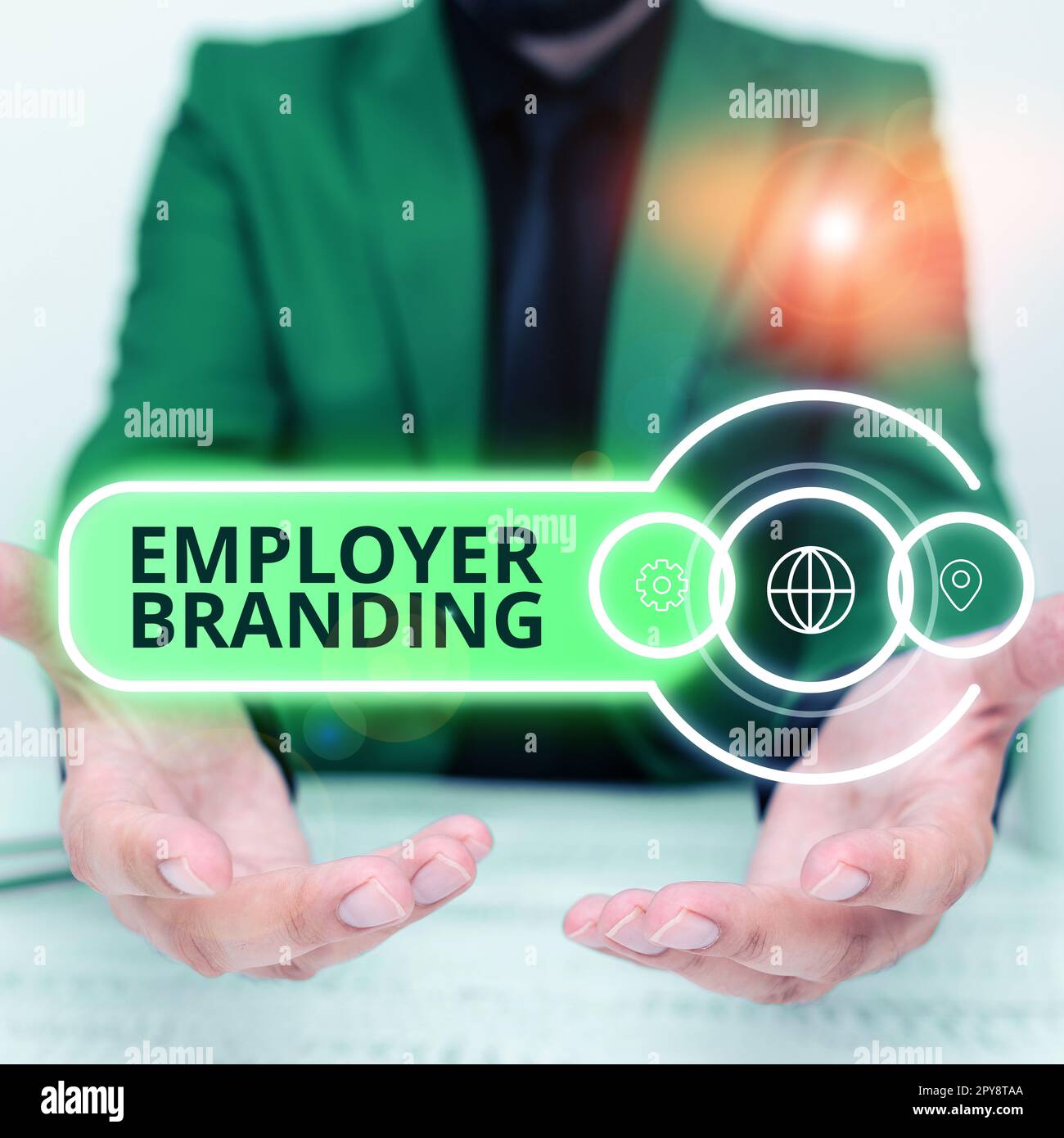 Inspiration showing sign Employer Branding. Business showcase Process ...