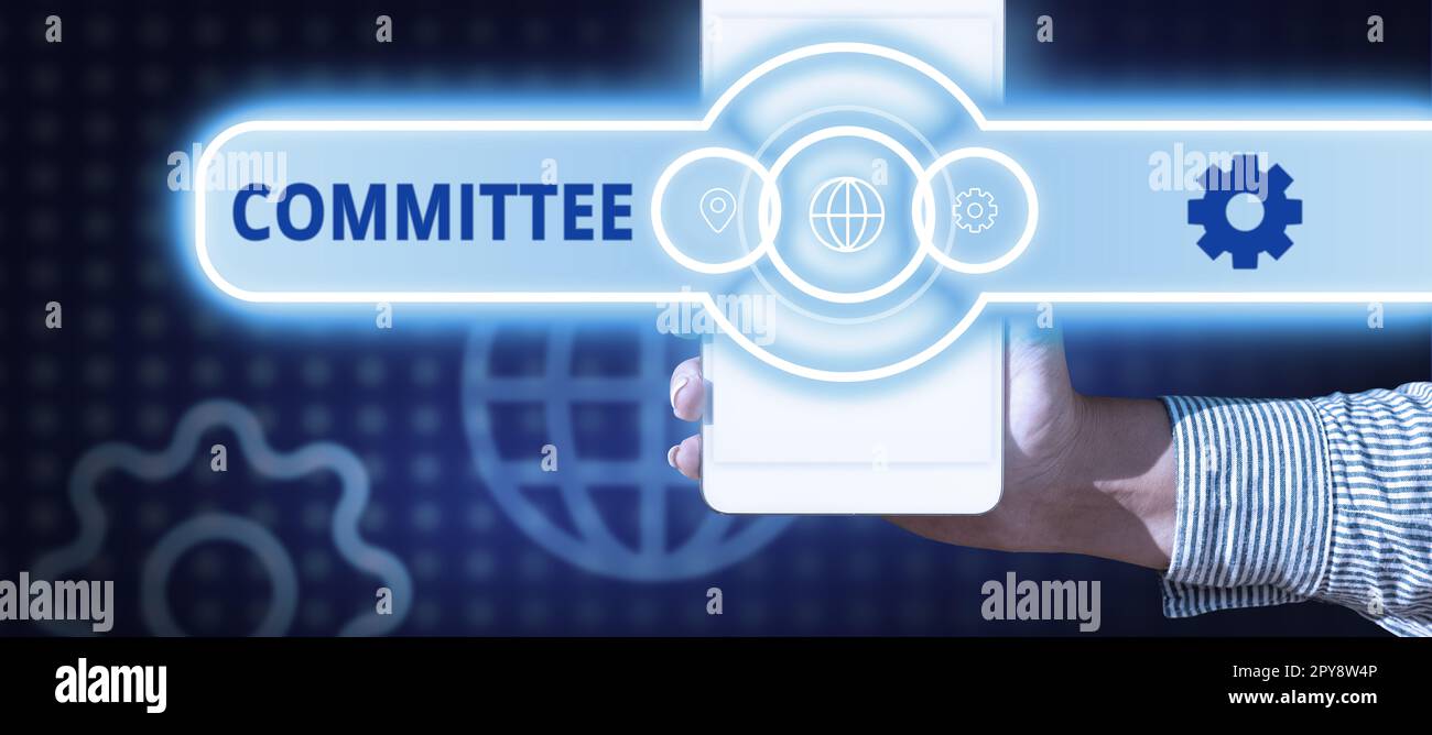 Inspiration showing sign Committee. Word Written on Group of people ...