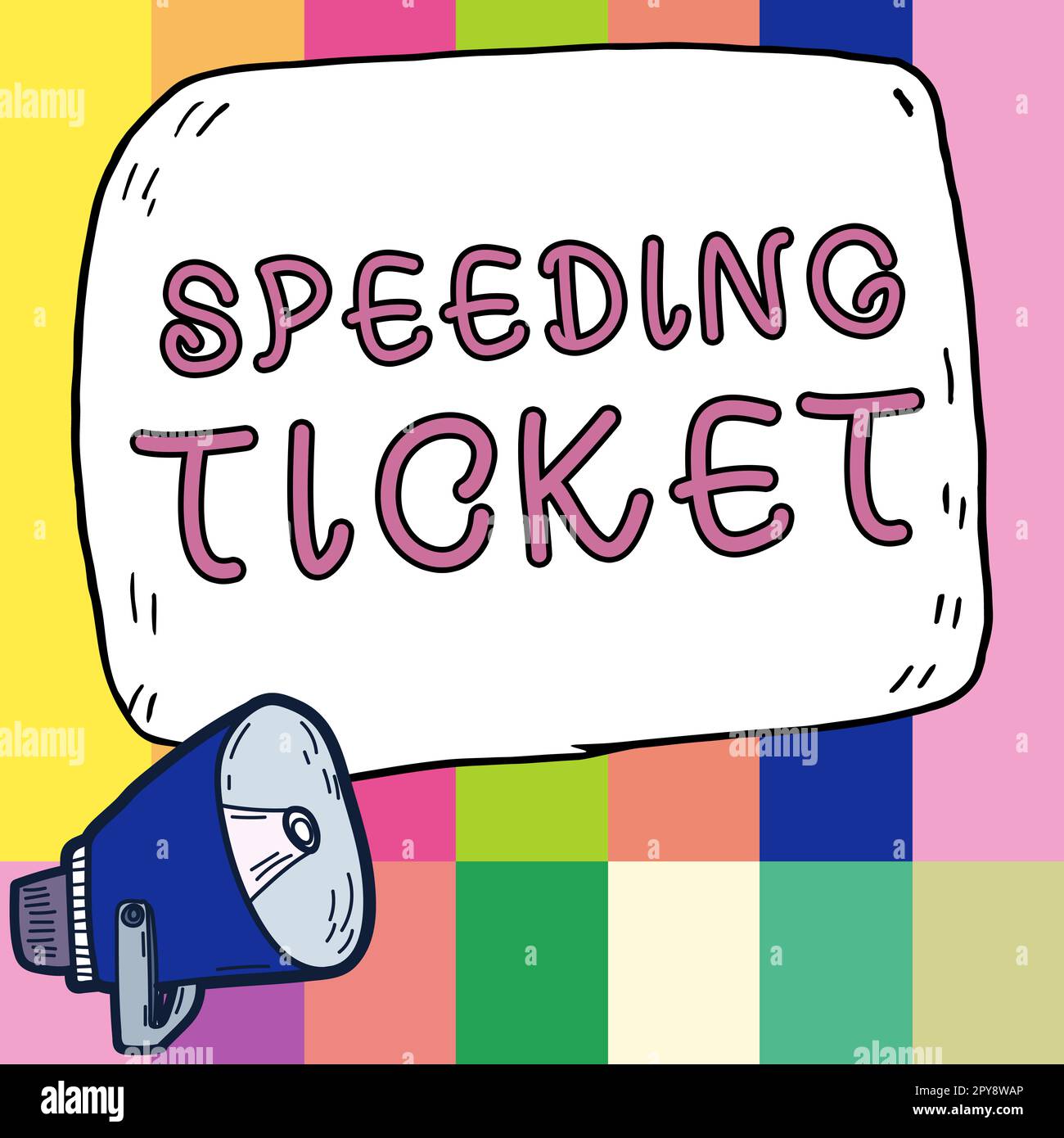 Conceptual display Speeding Ticket. Business approach psychological ...