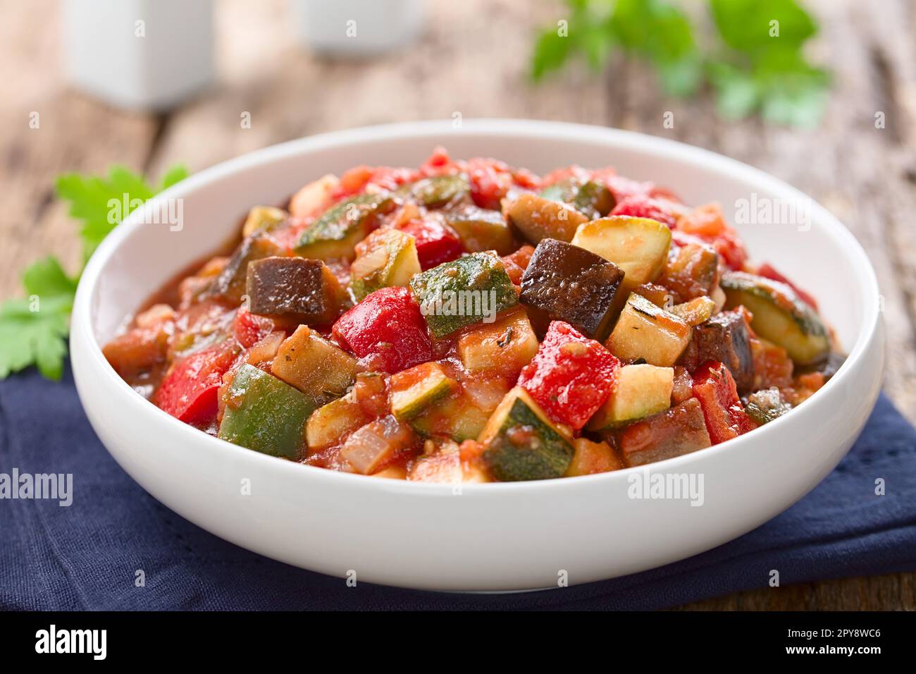 Ratatouille, a traditional French vegetable stew Stock Photo - Alamy