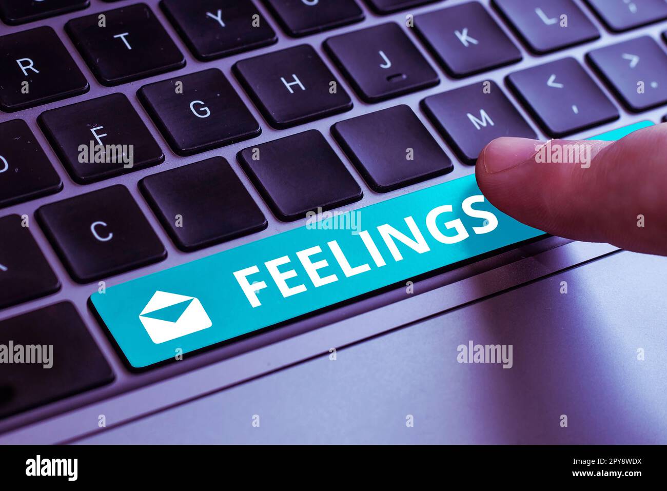 Hand writing sign Feelings. Internet Concept causing happy positive ...
