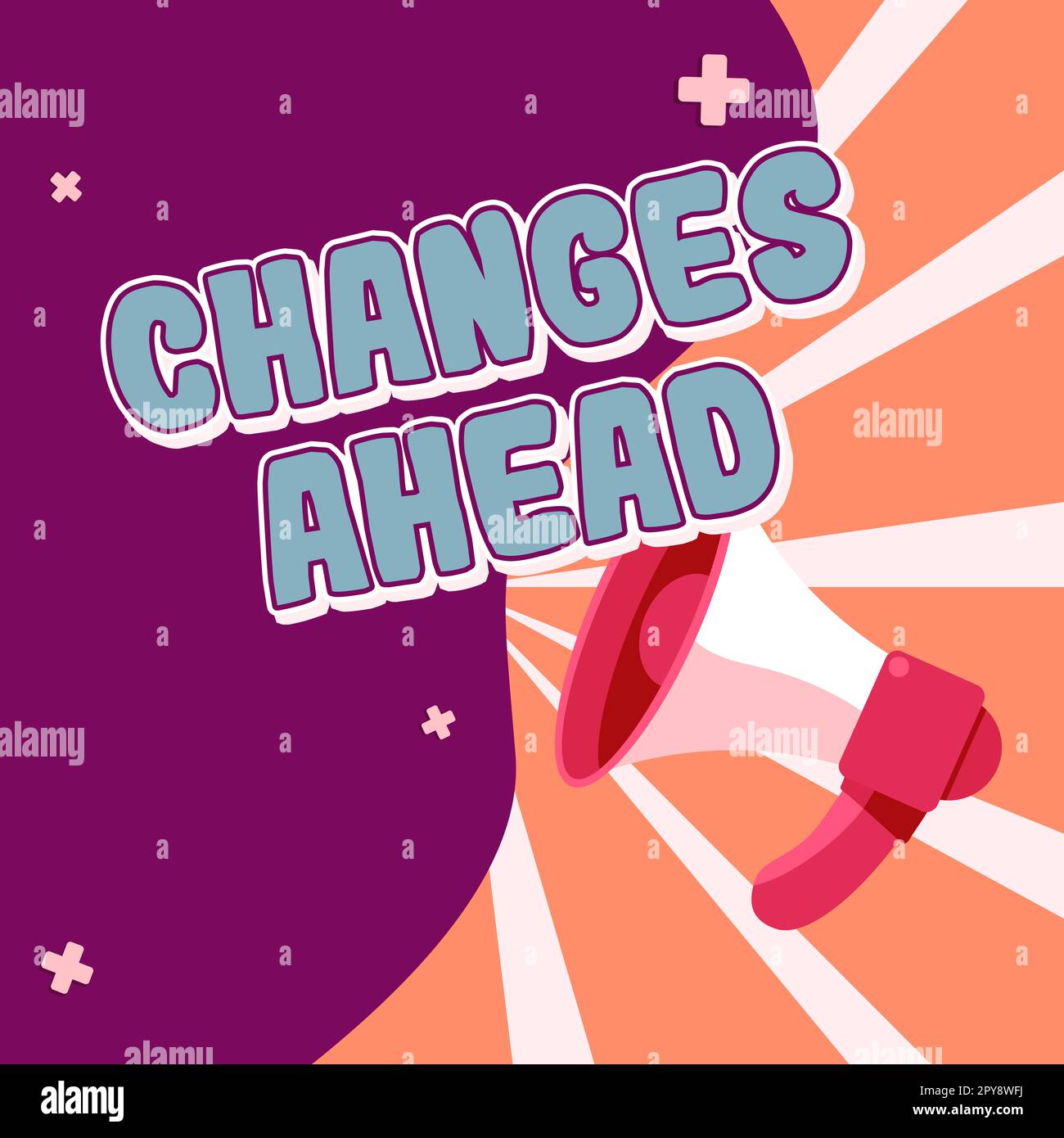 Text sign showing Changes Ahead. Business idea to replace with or ...