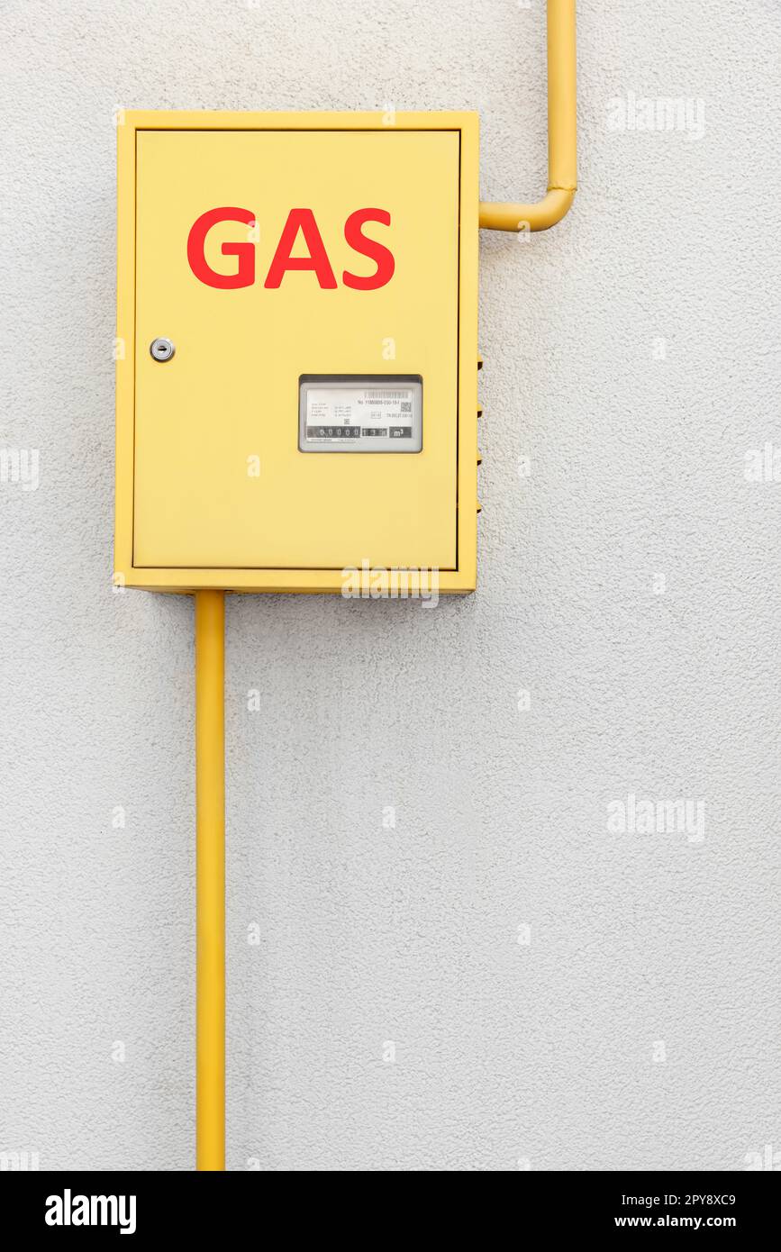 Gas meter box hi-res stock photography and images - Alamy