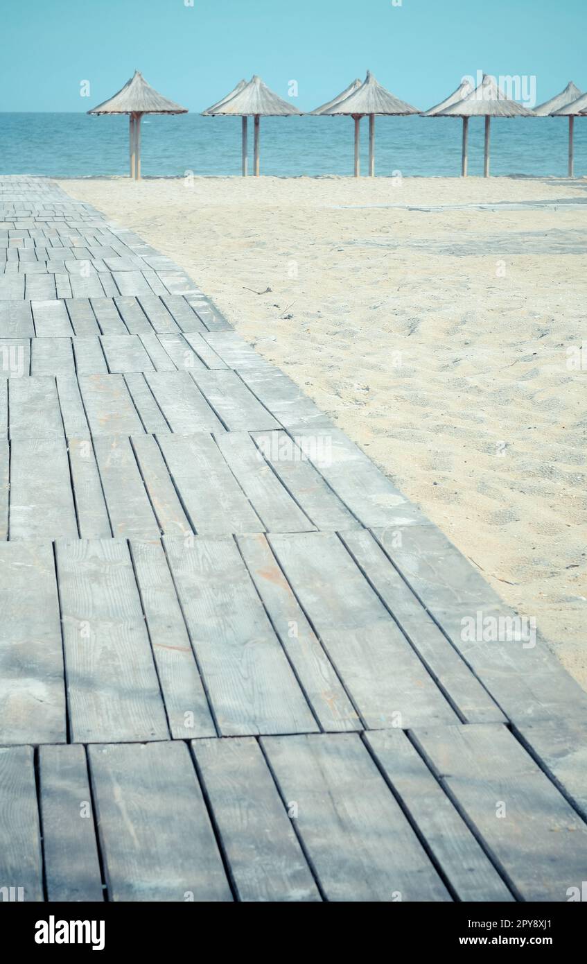 Beautiful walkway sea hi-res stock photography and images - Alamy