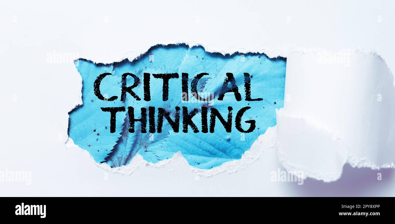 Inspiration showing sign Critical Thinking. Concept meaning sequence of ...