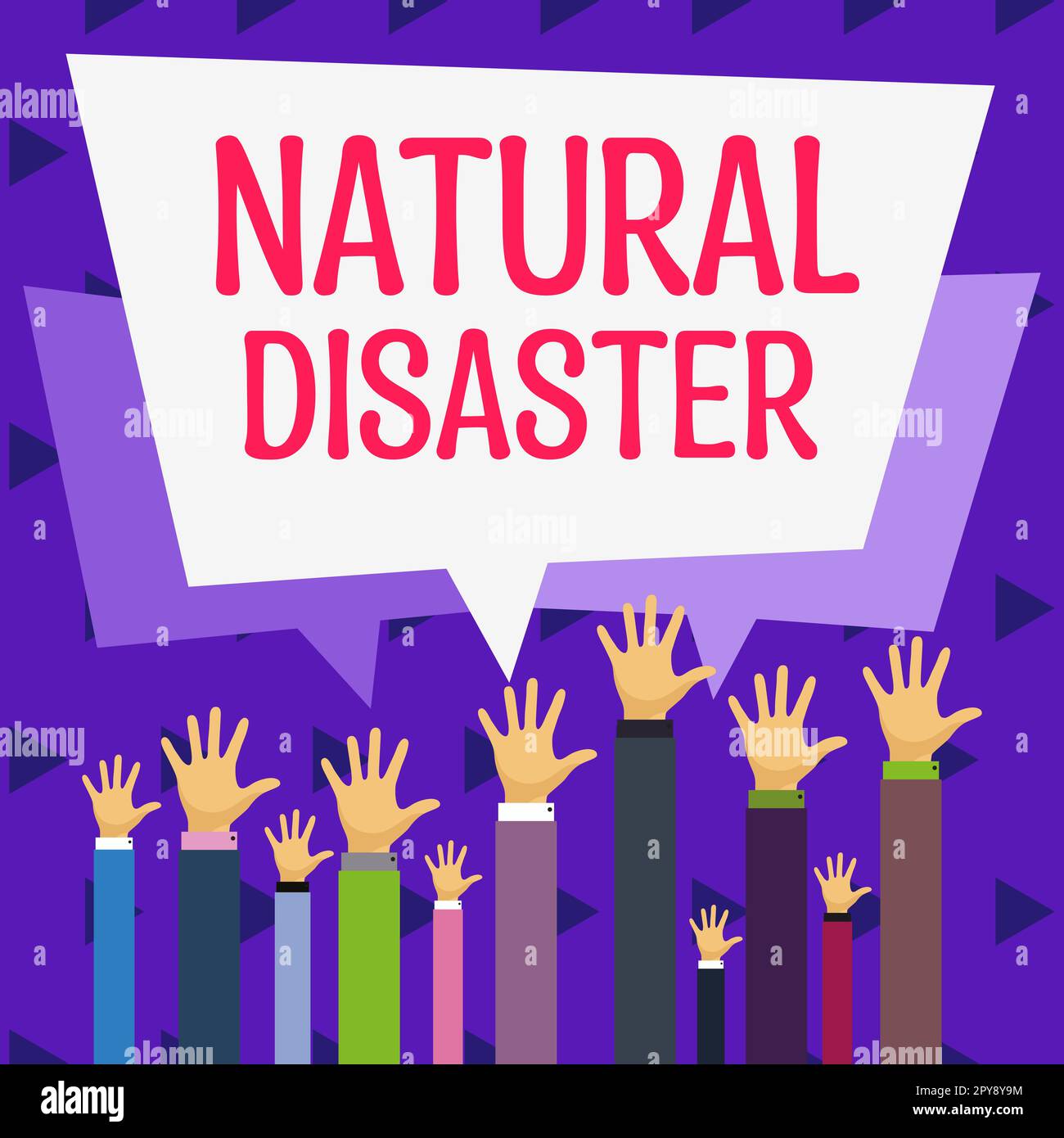 Text showing inspiration Natural Disaster. Business showcase occurring ...