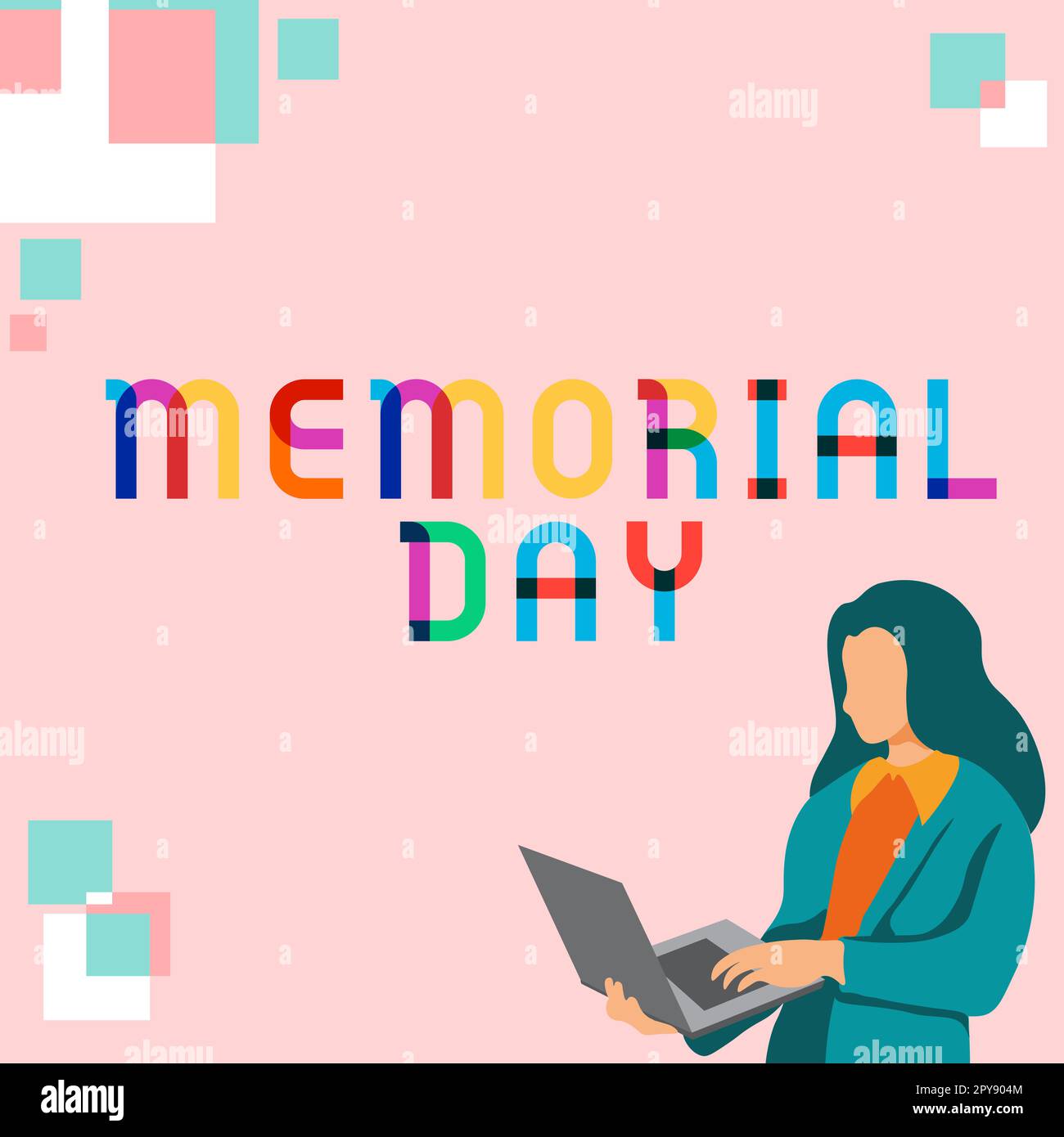 Writing displaying text Memorial Day. Concept meaning To honor and ...