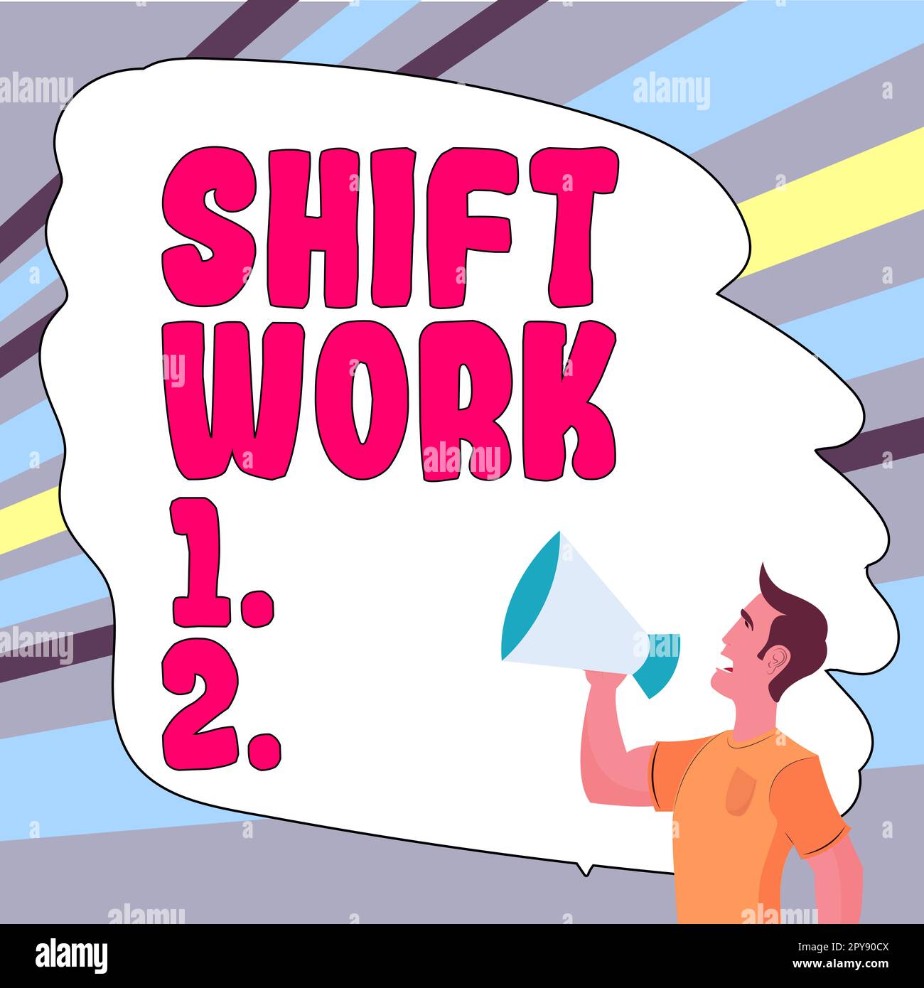 Inspiration showing sign Shift Work. Internet Concept work comprising ...