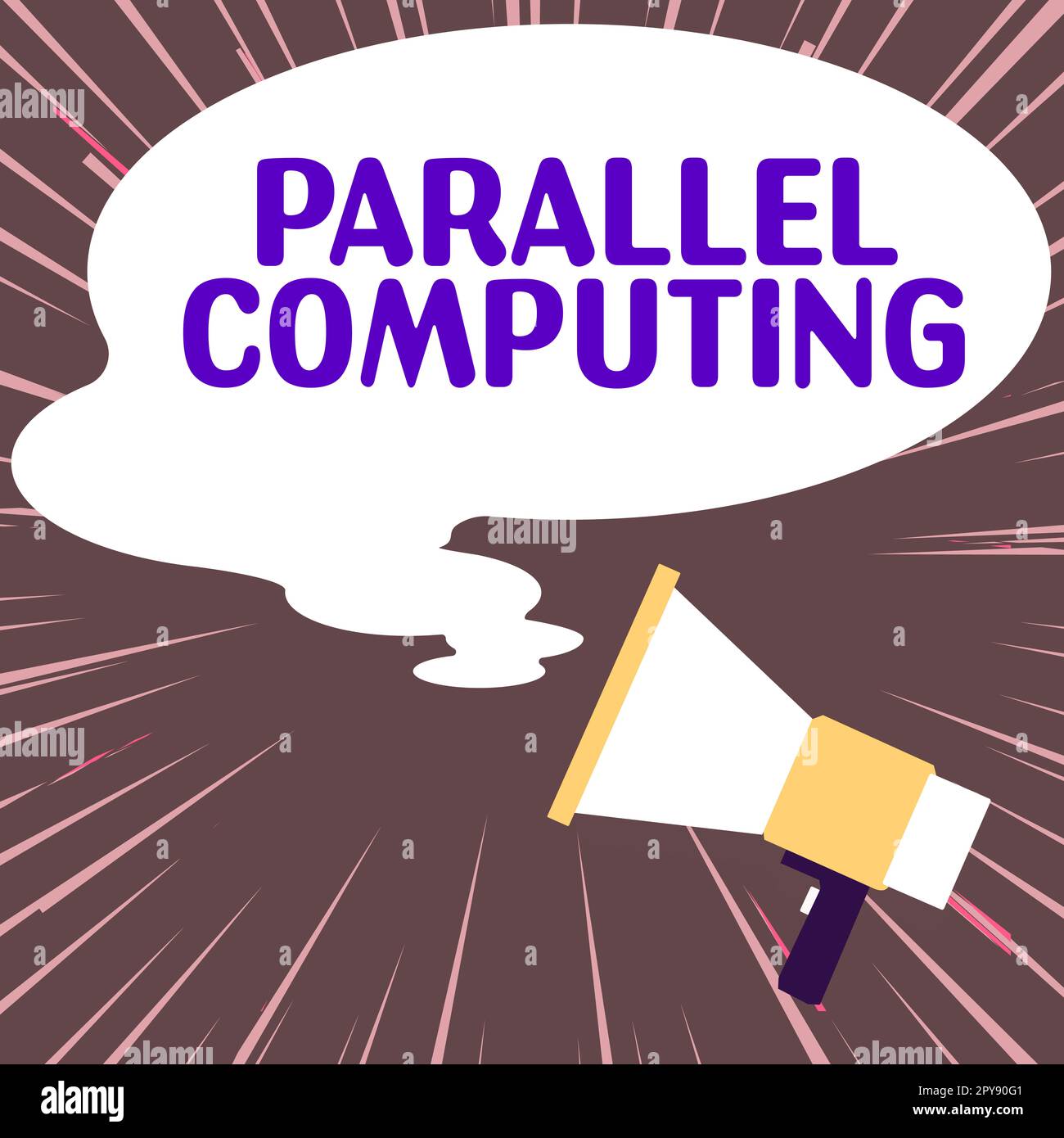 Writing Displaying Text Parallel Computing Word Written On 4220