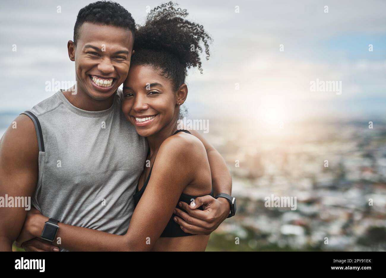 Our love of fitness brought us together. Cropped portrait of an ...