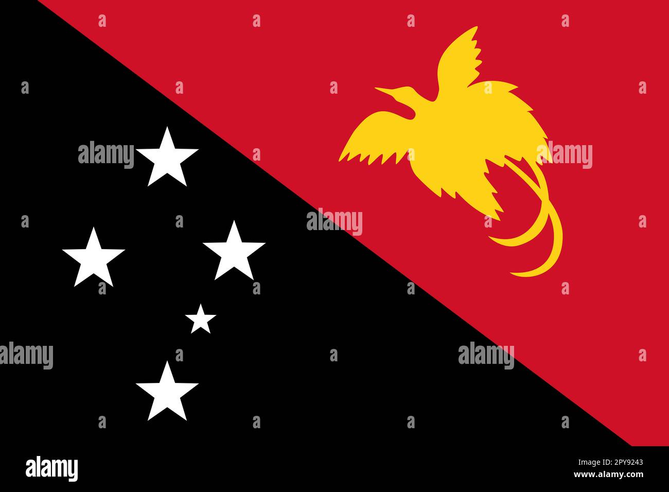 flag of Oceania Papuan peoples Papuans. flag representing ethnic group ...