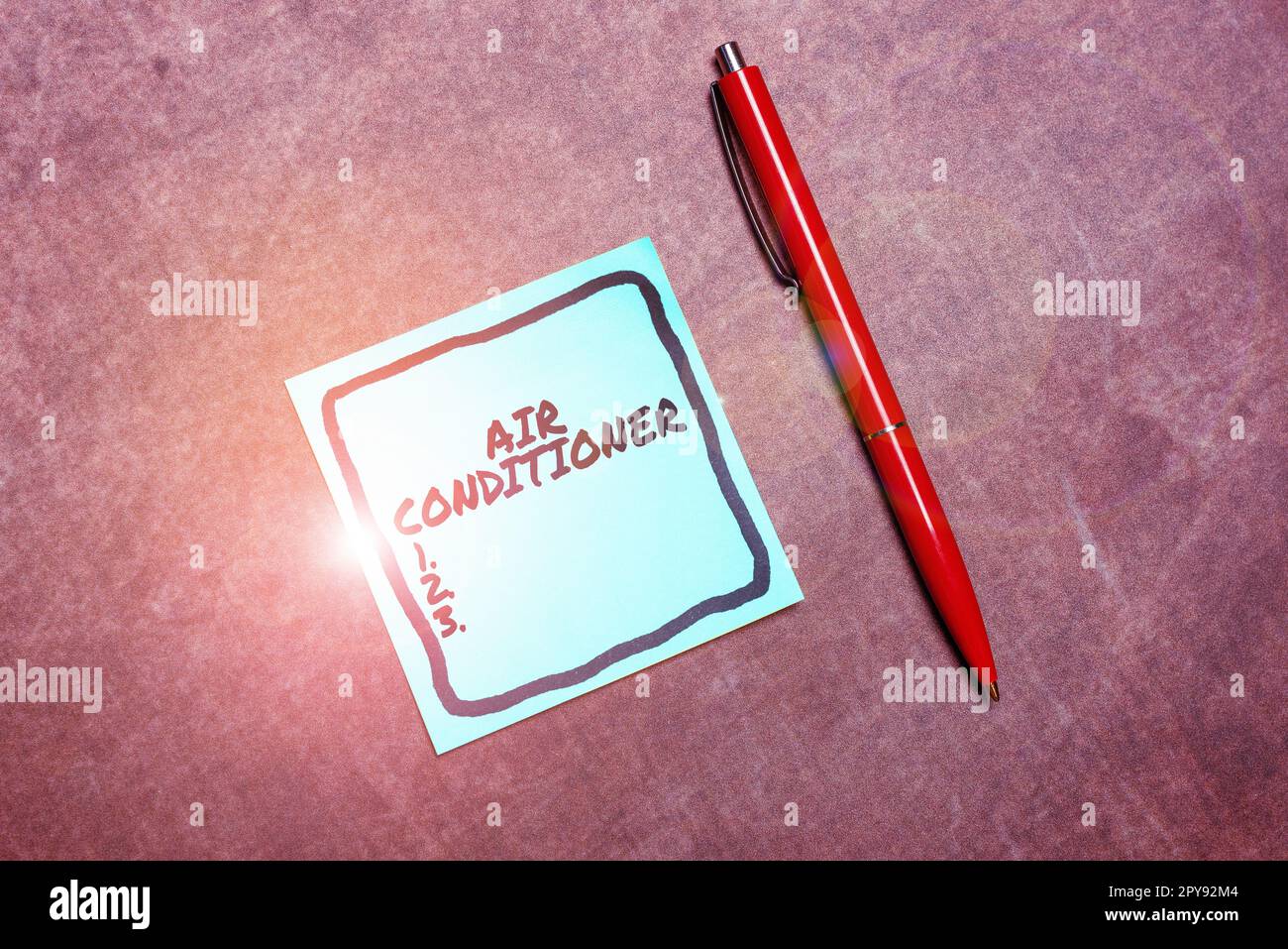 Text showing inspiration Air Conditioner. Word Written on apparatus for ...