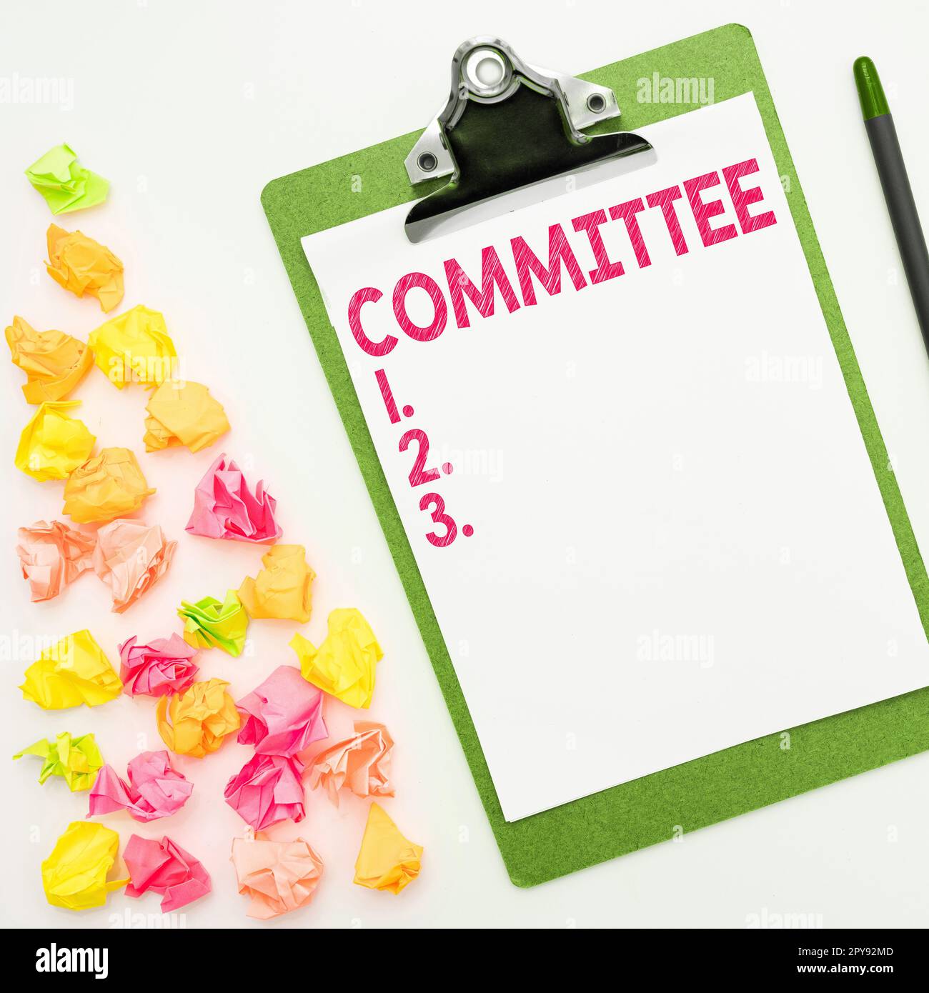 Conceptual caption Committee. Business concept Group of people ...