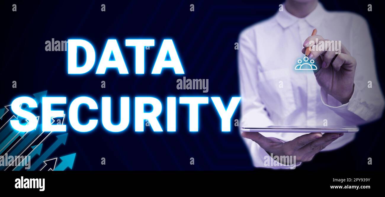 Conceptual display Data Security. Concept meaning Confidentiality Disk Encryption Backups ...