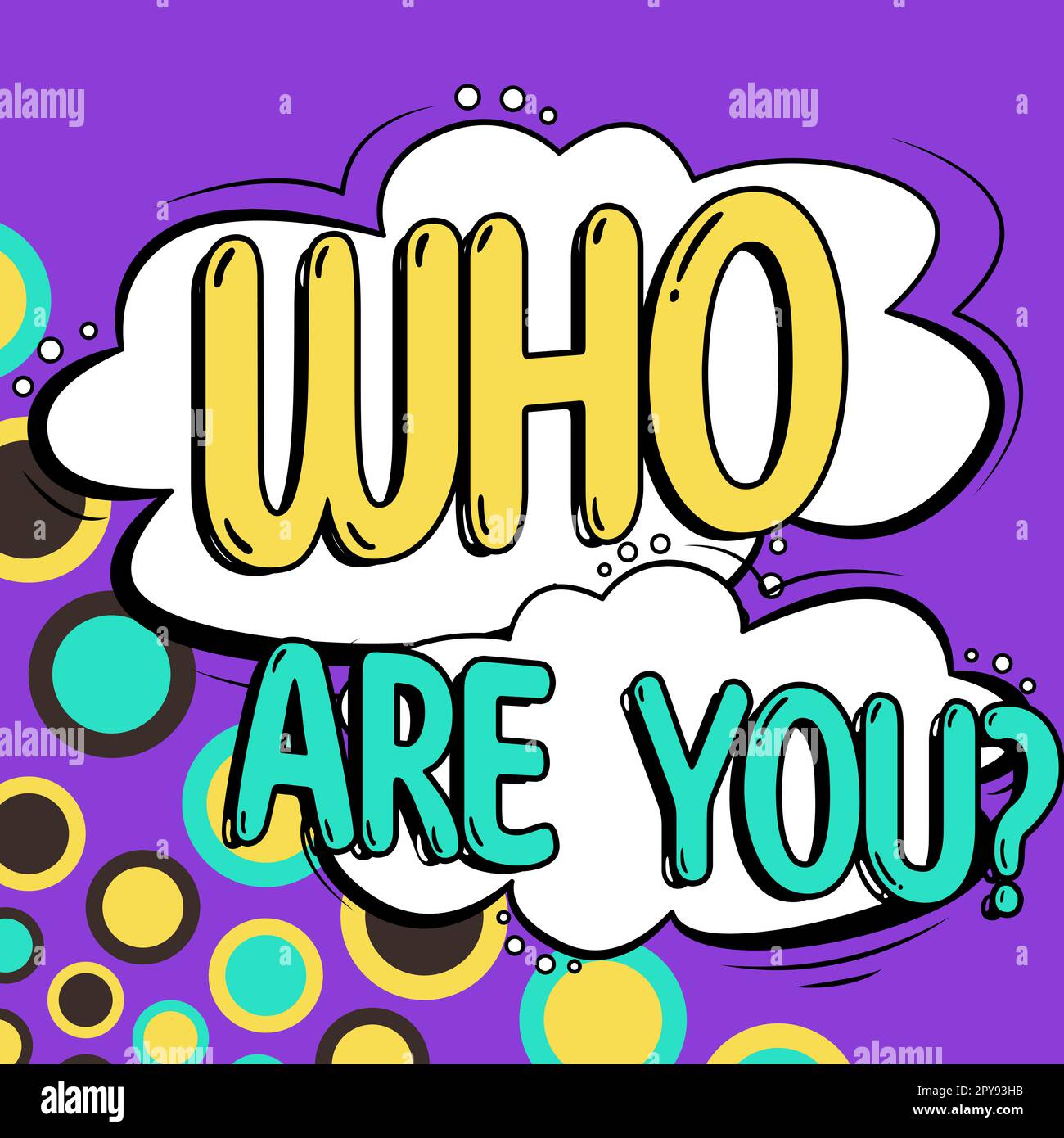 Inspiration showing sign Who Are You. Word Written on Identify yourself ...