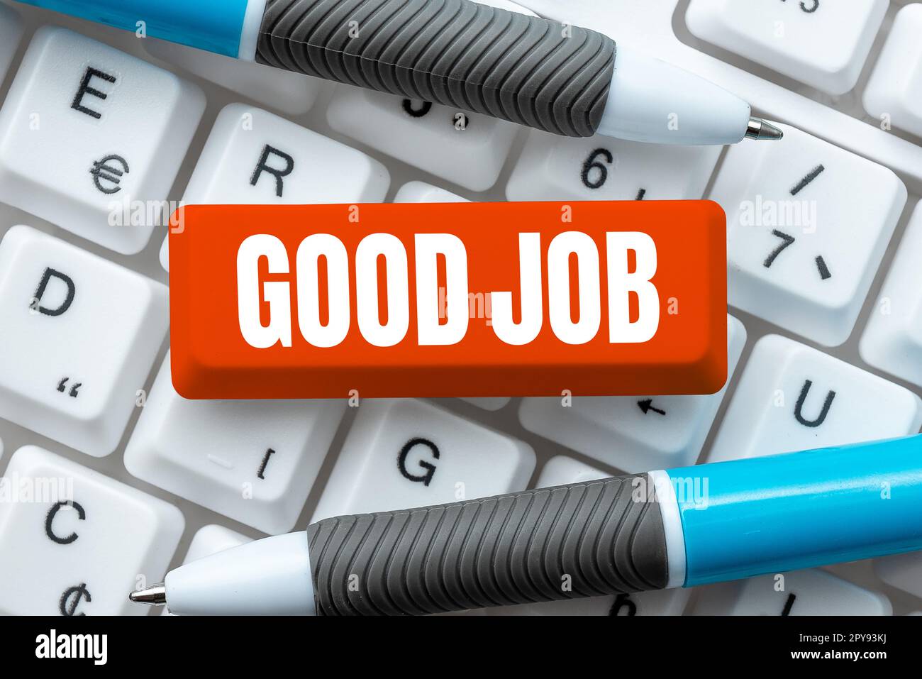 Conceptual caption Good Job. Conceptual photo encourage someone for his ...