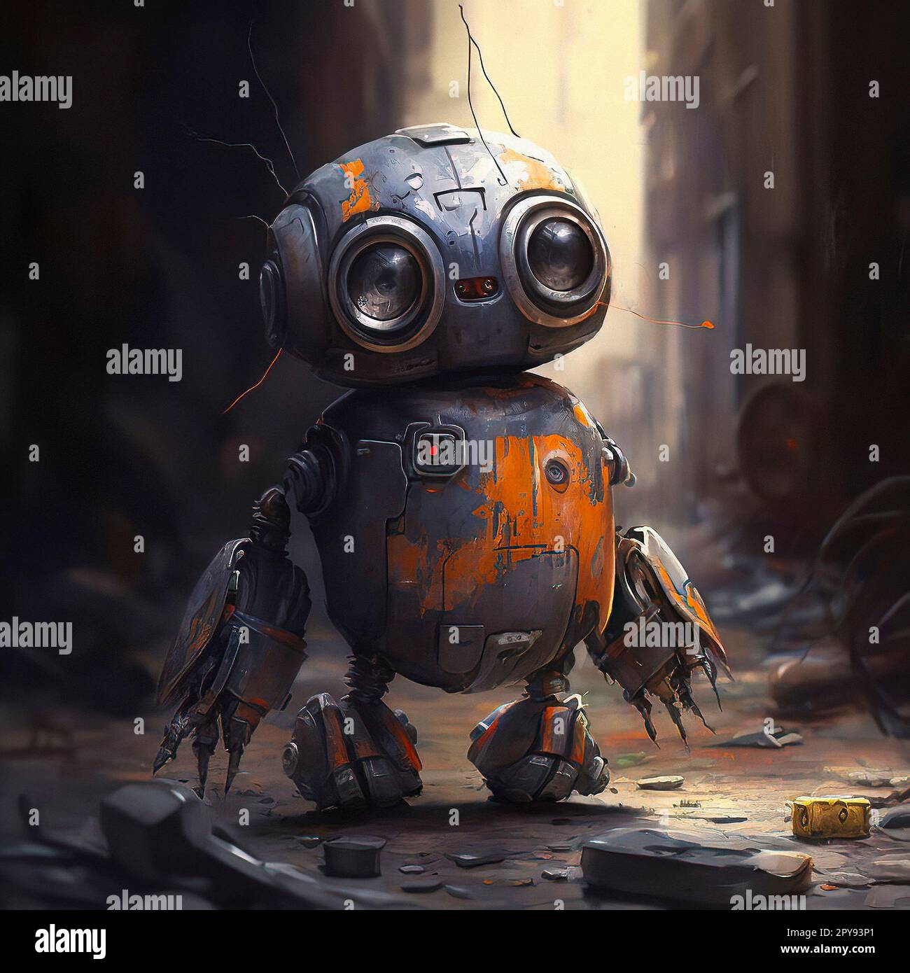 Dystopian future city hi-res stock photography and images - Alamy