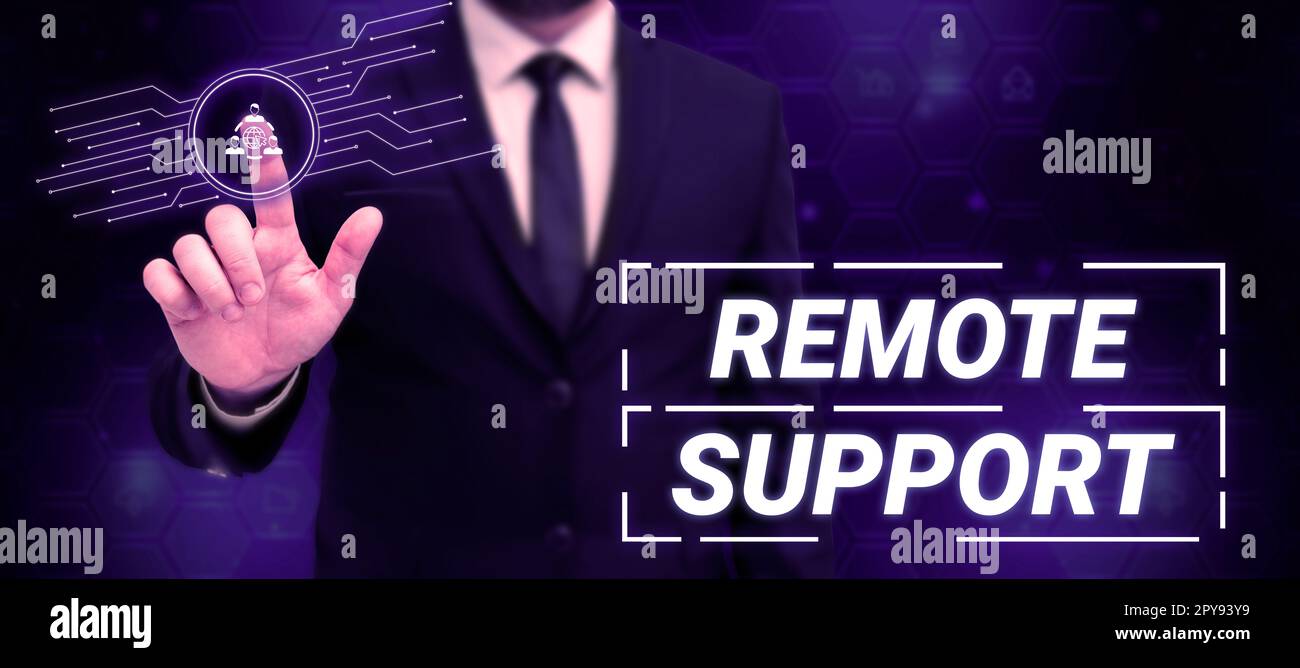 Conceptual caption remote hi-res stock photography and images - Alamy