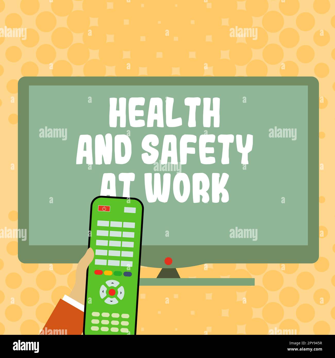 Handwriting text Health And Safety At Work. Word Written on Secure ...