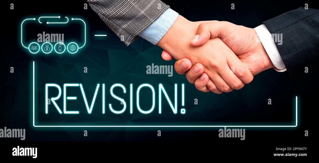 Text caption presenting Revision. Business showcase action of revising ... Text caption presenting Revision. Business showcase action of revising ...