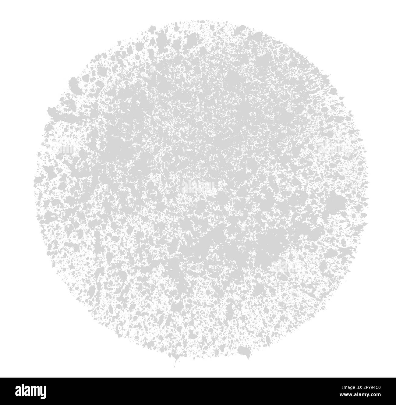 Round circle or Button with grey color blobs Stock Photo - Alamy