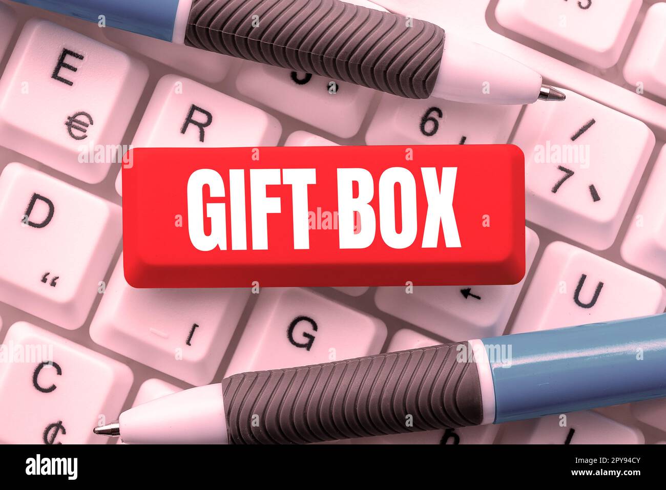 Text caption presenting Gift Box. Business approach A small cointainer ...