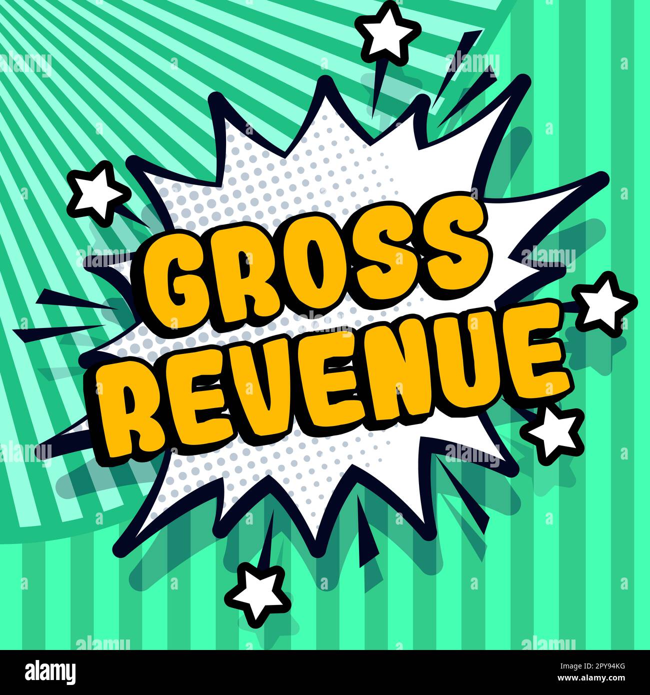 Hand writing sign Gross Revenue. Business idea total value of ...