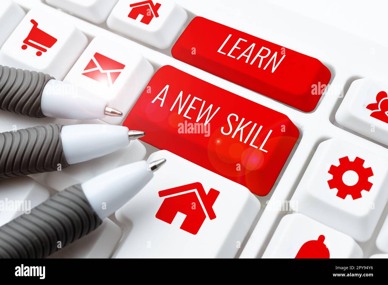 Conceptual display Learn A New Skill. Conceptual photo acquisition ...