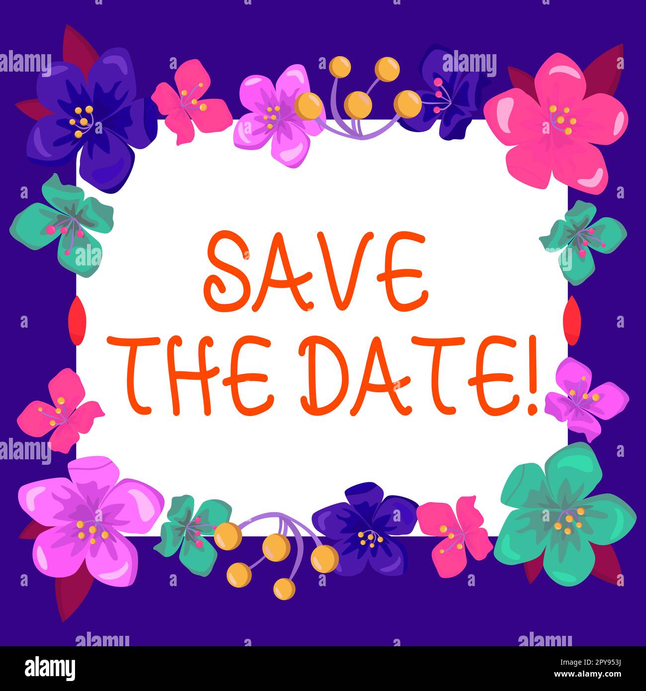Text showing inspiration Save The Date. Word Written on Remembering the schedule Mark the ...