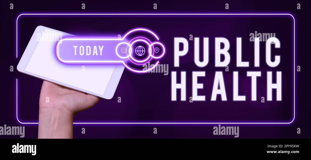 Handwriting text Public Health. Word Written on Promoting healthy ...