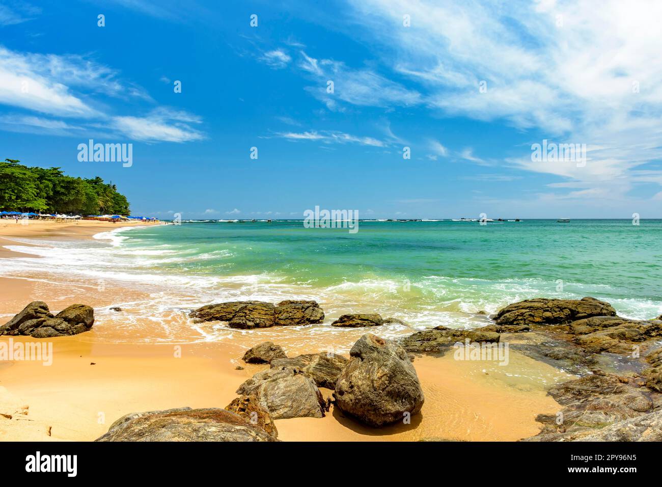 Famous Itapua beach, one of the most beautiful and well-known ...