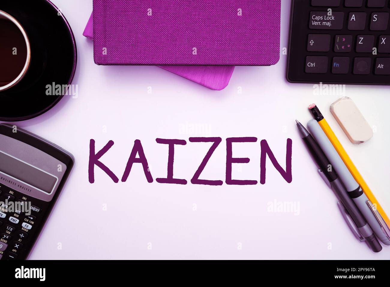 Text caption presenting Kaizen. Concept meaning a Japanese business ... Text caption presenting Kaizen. Concept meaning a Japanese business ...
