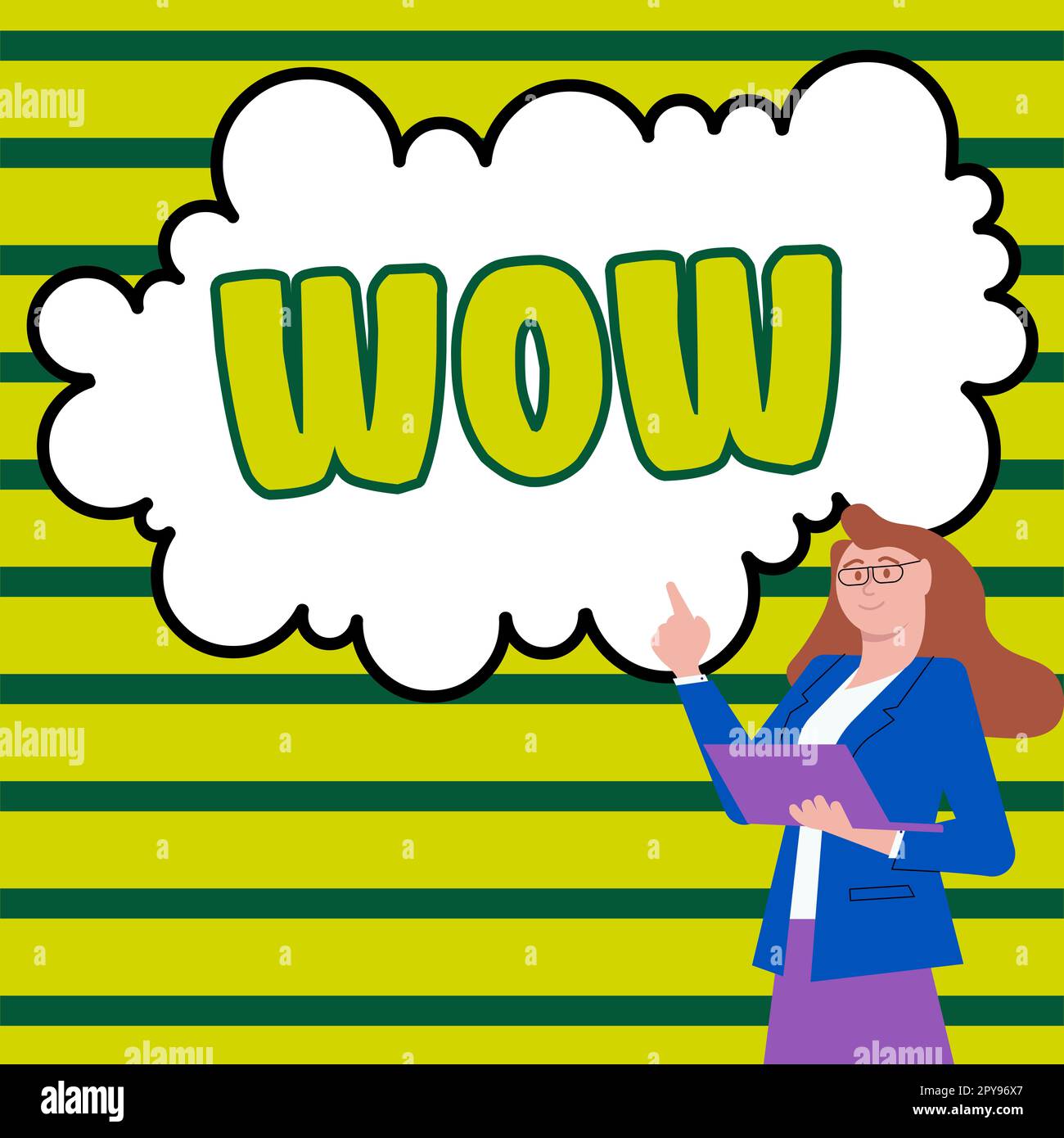 Sign displaying Wow. Word for Expressing astonishment and awe Historic ...