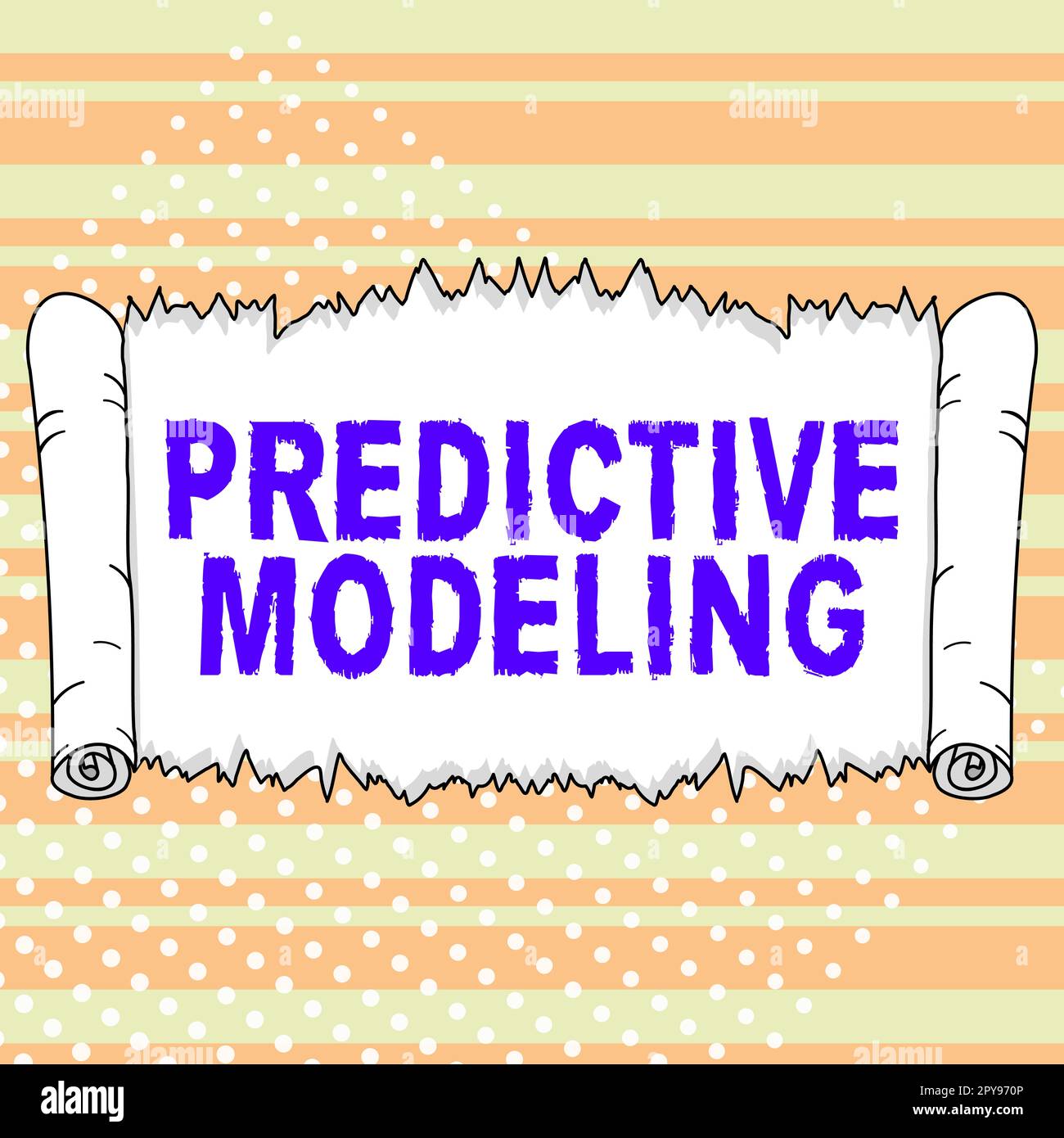 Sign Displaying Predictive Modeling Business Showcase Maintenance Strategy Driven By Predictive