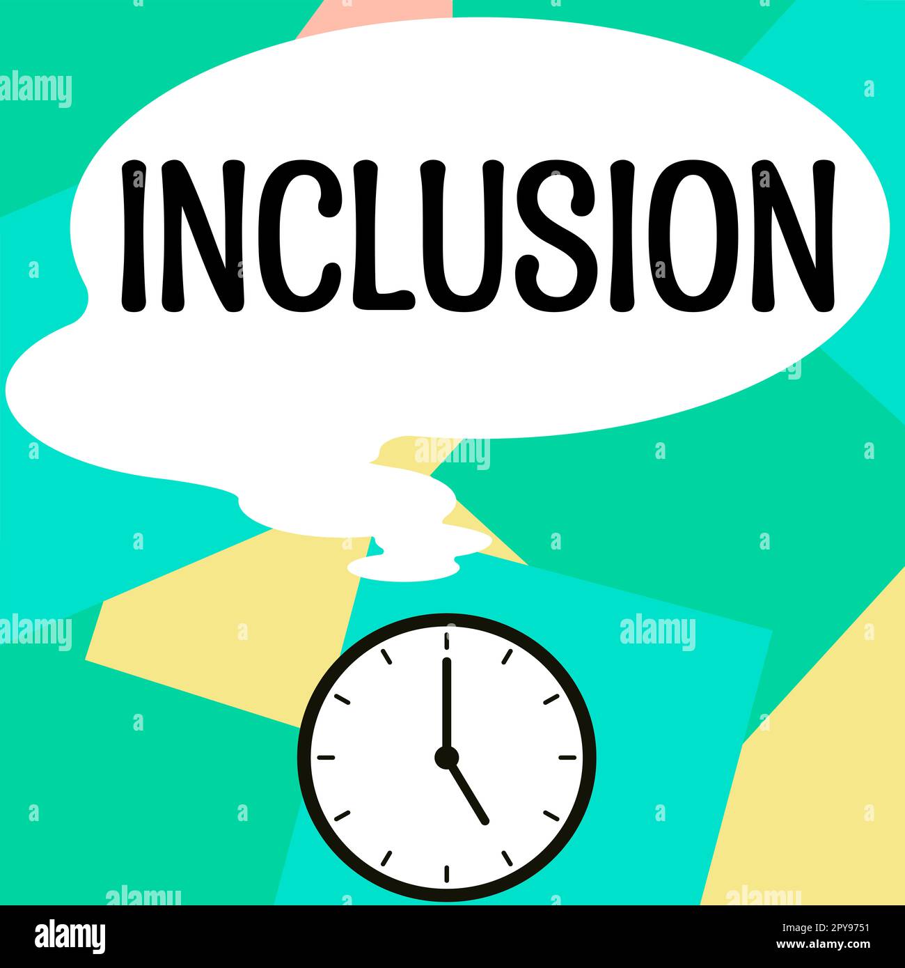 Conceptual display Inclusion. Business idea action state including of ...