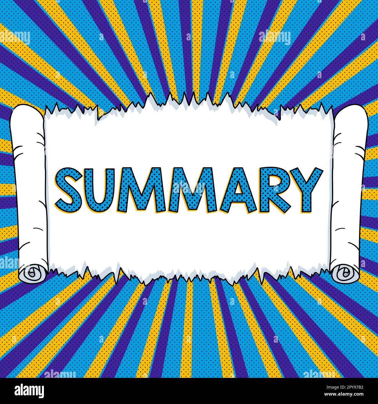 Text Caption Presenting Summary Business Concept Brief Statement Abstract Synopsis Concise