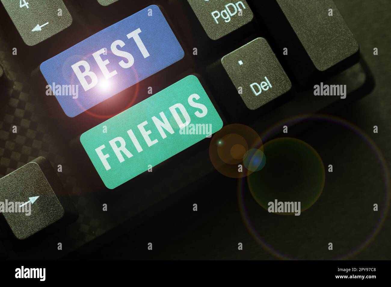 Writing displaying text Best Friends. Internet Concept A person you ...