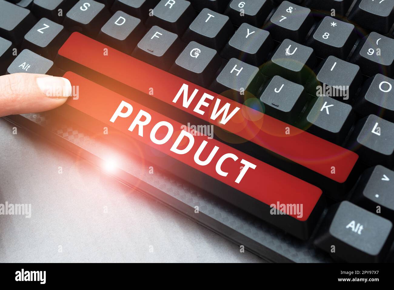 Inspiration showing sign New Product. Word Written on goods and ...