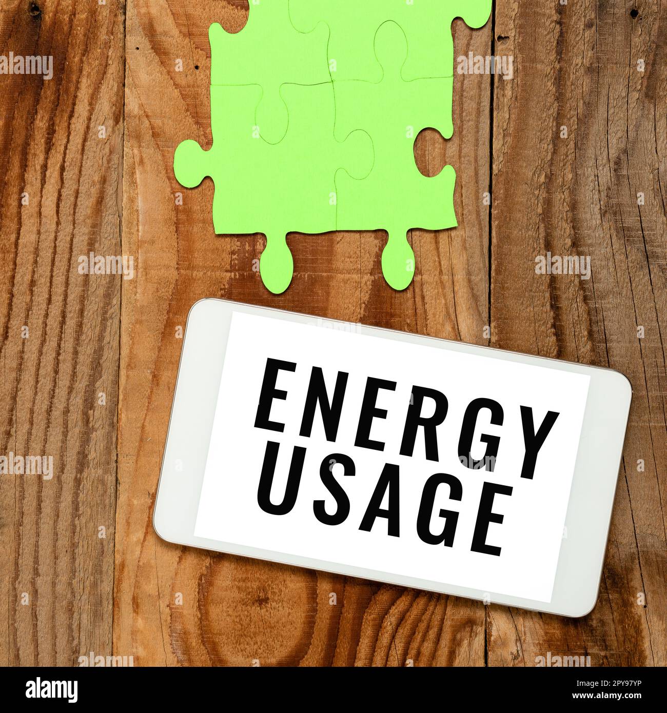 Hand writing sign Energy Usage. Business approach Amount of energy ...